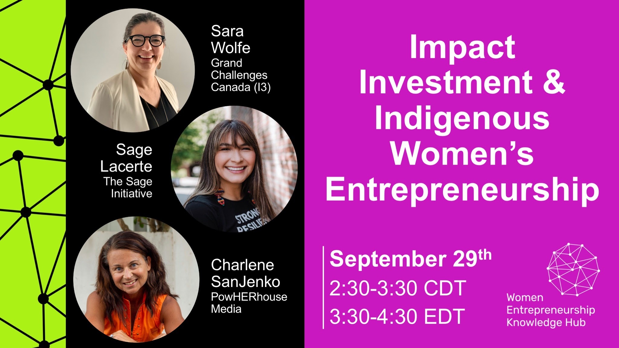 Impact Investment and Indigenous Women's Entrepreneurship - SFU VentureLabs