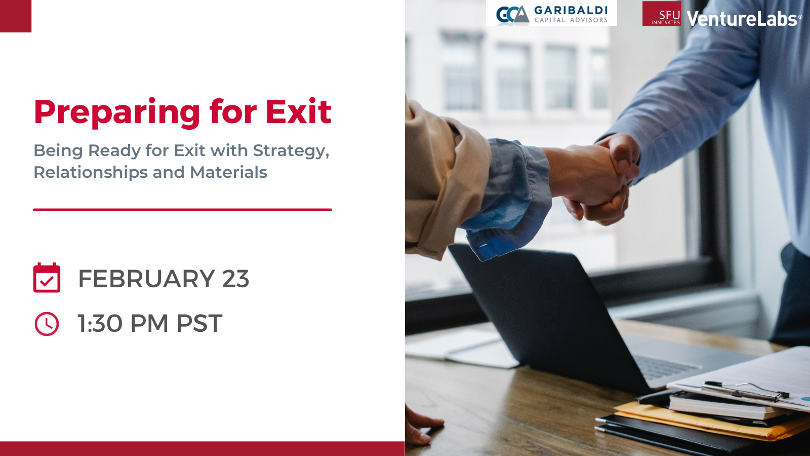 Preparing for Exit - SFU VentureLabs