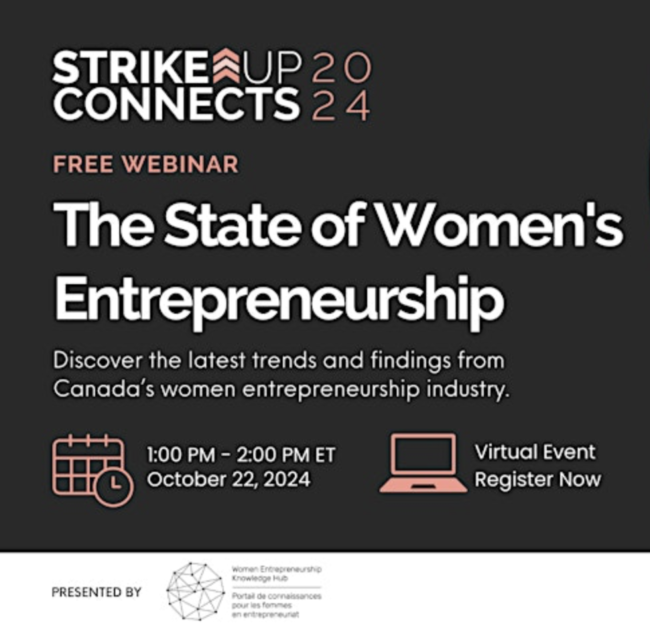 StrikeUP Connects: The State of Women's Entrepreneurship with WEKH ...